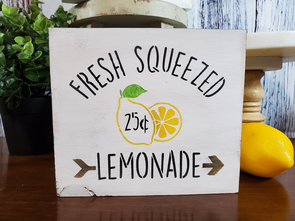 Wooden Signs, Lemons, Fresh Squeezed, Main Squeeze, Easy Peasy - Etsy