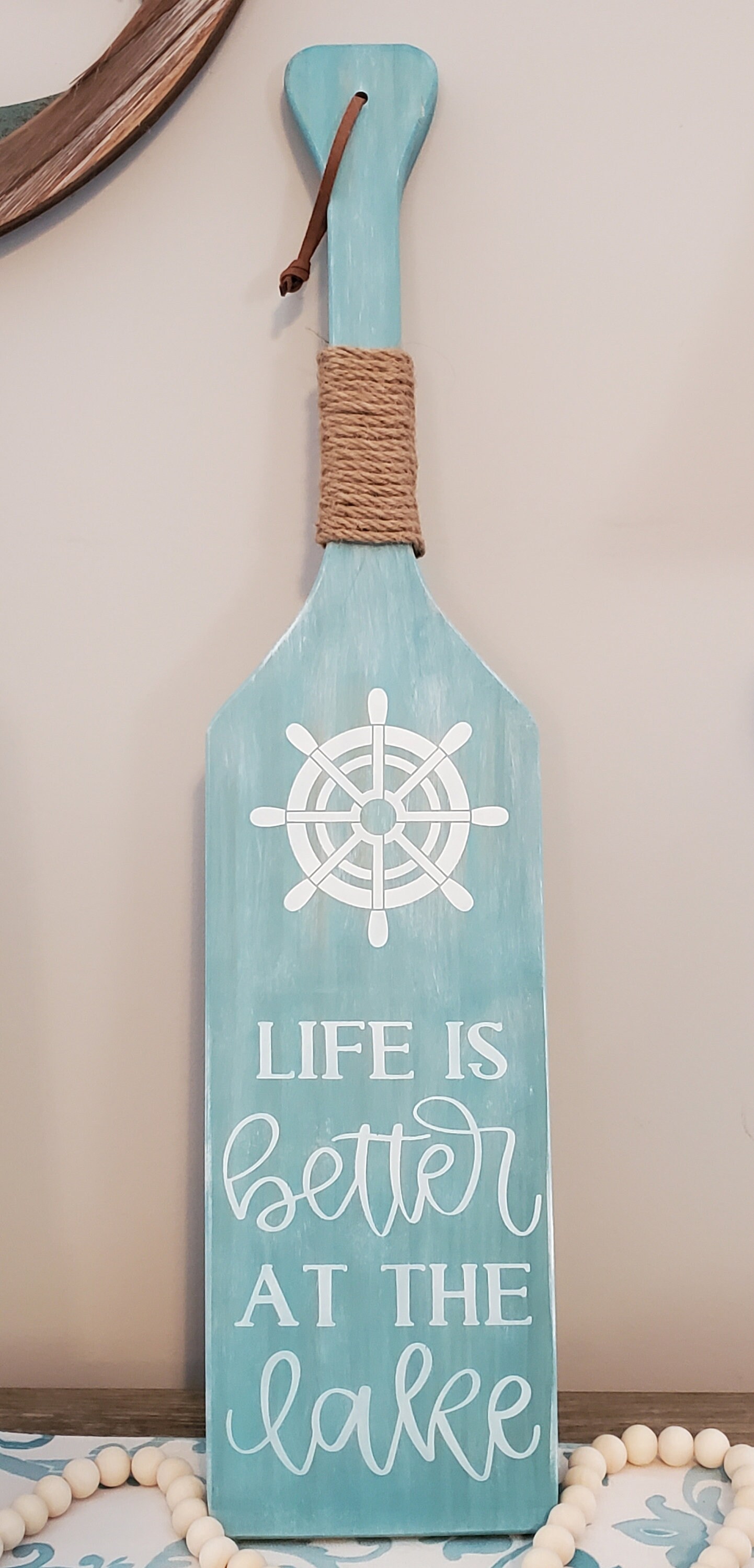 Lake Theme Paddle Decor - Etsy