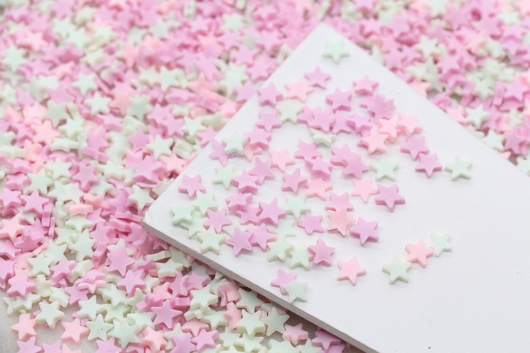 Mix Star Sprinkles, Star Shape Clay Sprinkles, Embellishment Fake ...