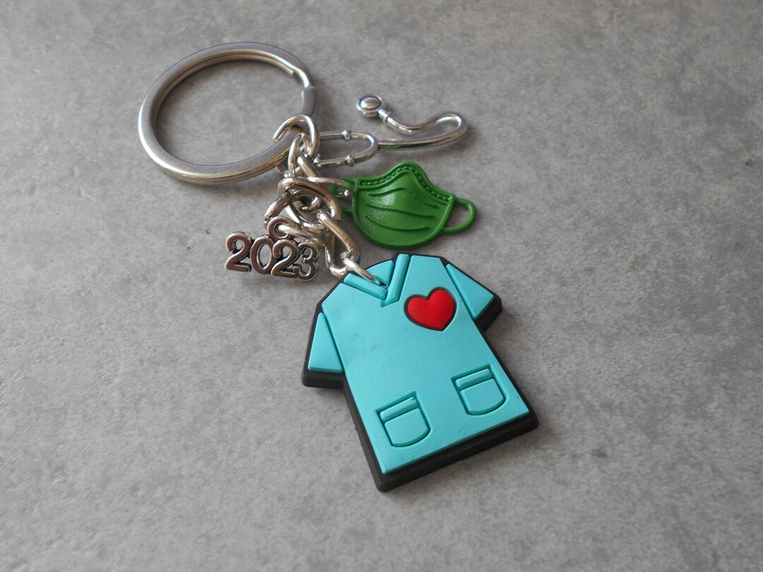 Keychain Mask 2023 Nurse Caregiver SAY THANK YOU Kasak 2024 - Etsy