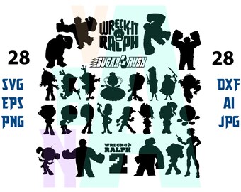 Wreck it ralph svg | Etsy