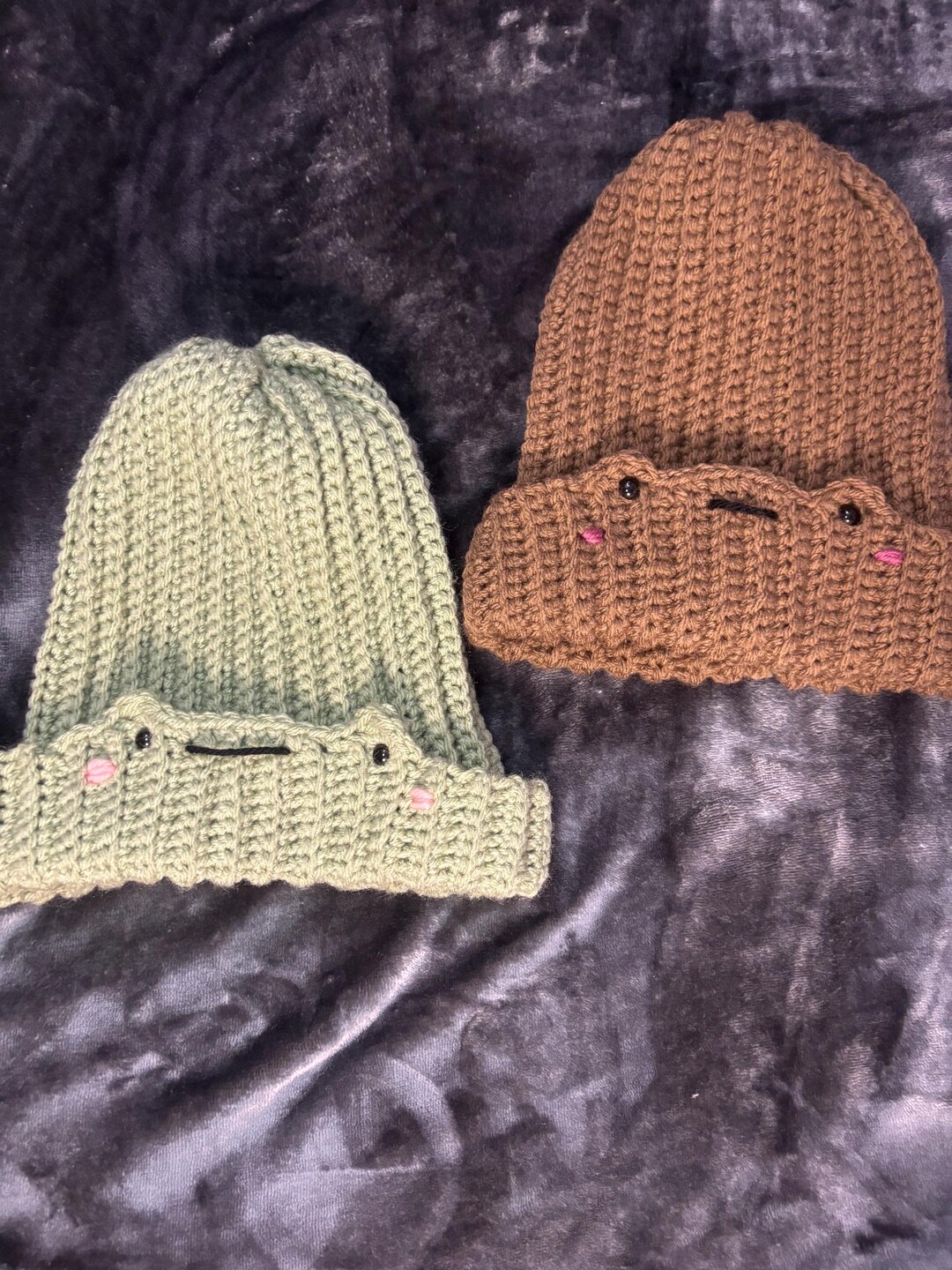 Frog and Toad Beanies - Etsy