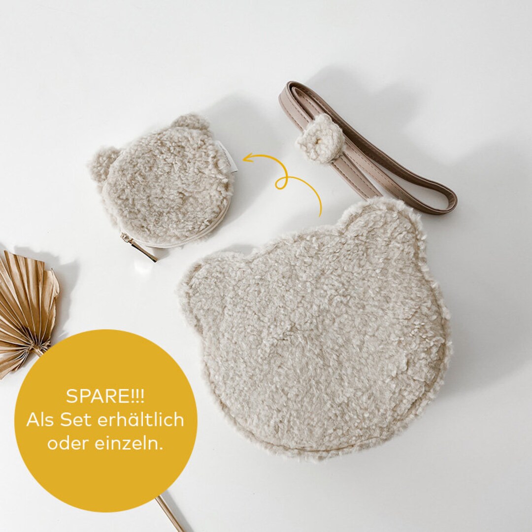 Kinder Handtasche Teddybär, Set Mit Geldbörse, Geburtstagsgeschenk ...
