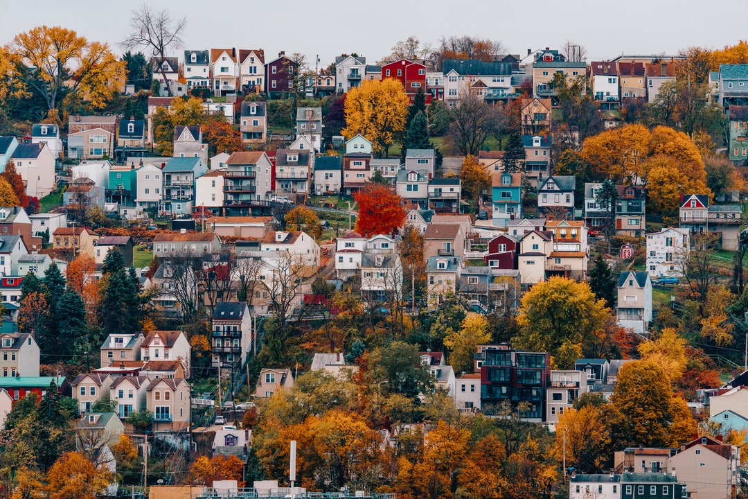 Pittsburgh South Side Slopes Photo Print - the Slopes in Fall - Fall ...