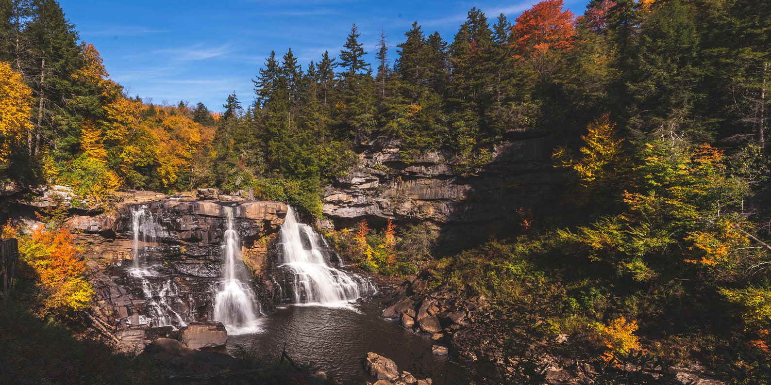 Blackwater Falls West Virginia Fall Foliage Photo - Etsy