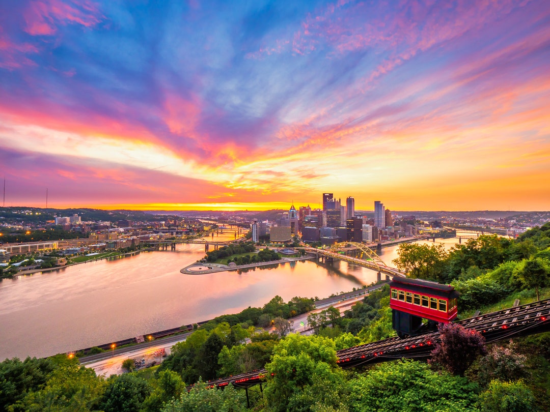 Pittsburgh Sunrise Photograph | Pittsburgh Print | Available on Metal ...