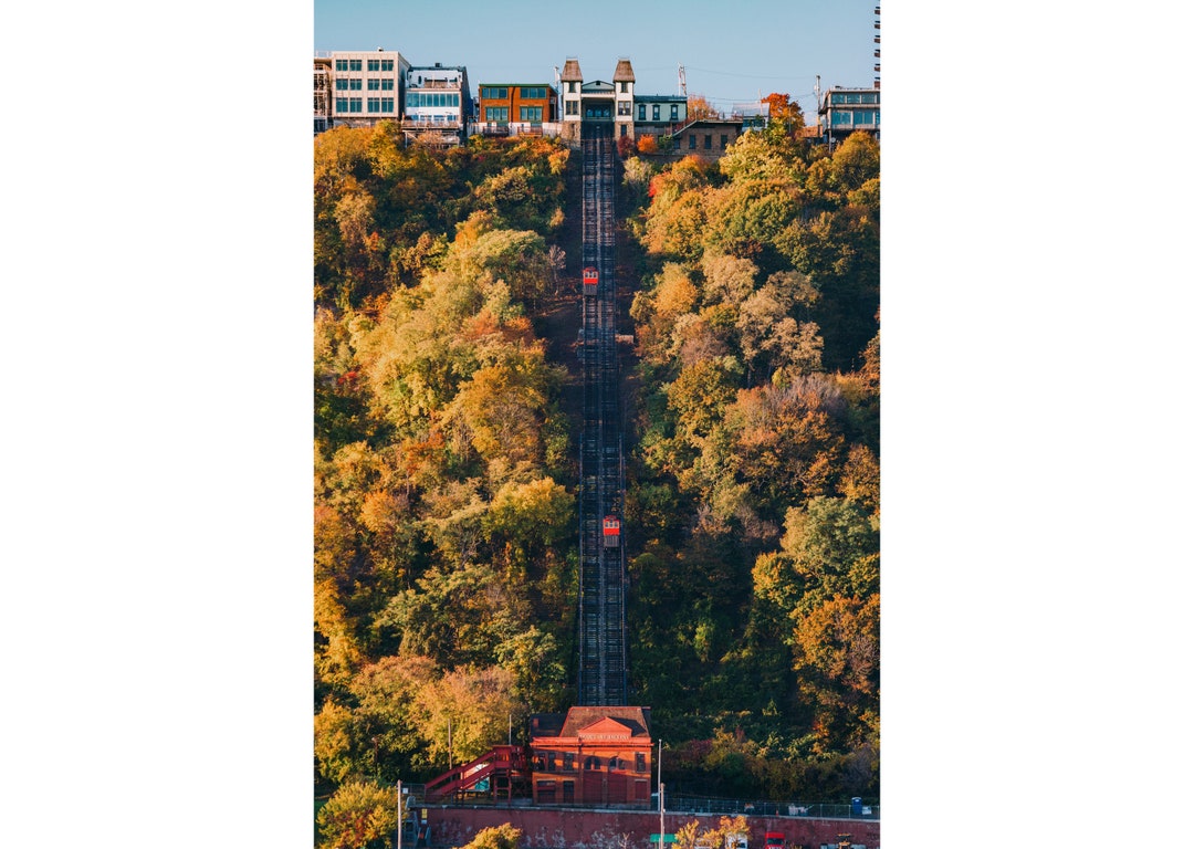 Pittsburgh Photography - Duquesne Incline in the Fall - Available on ...