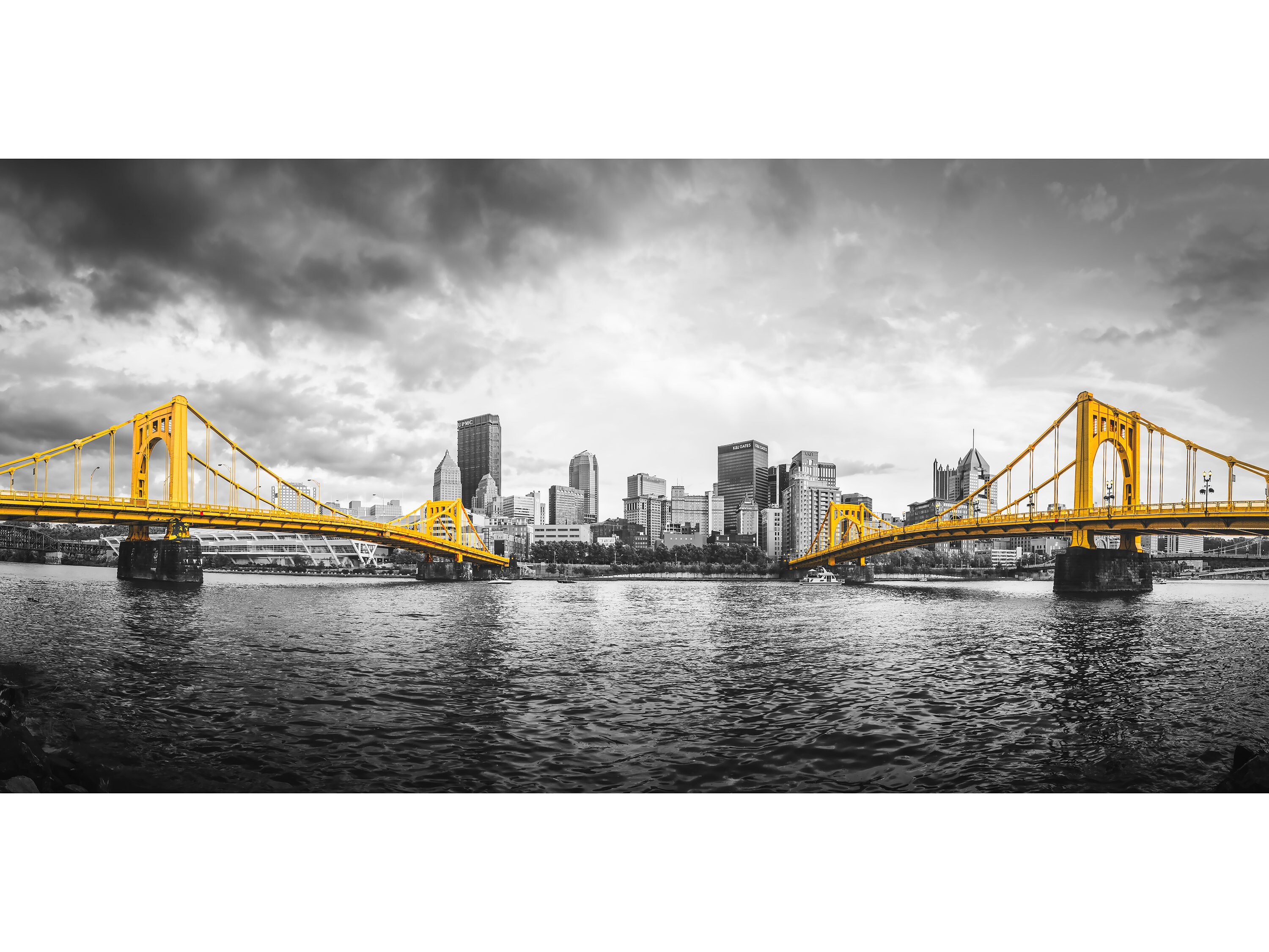 Pittsburgh Bridges Panoramic Photo - Etsy