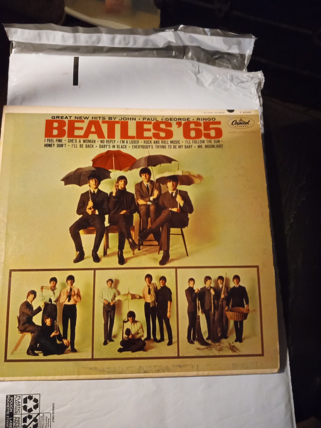 Beatles '65 Record, Rare. in Original Cover. Nice! - Etsy