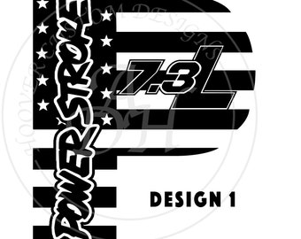 Powerstroke decal | Etsy