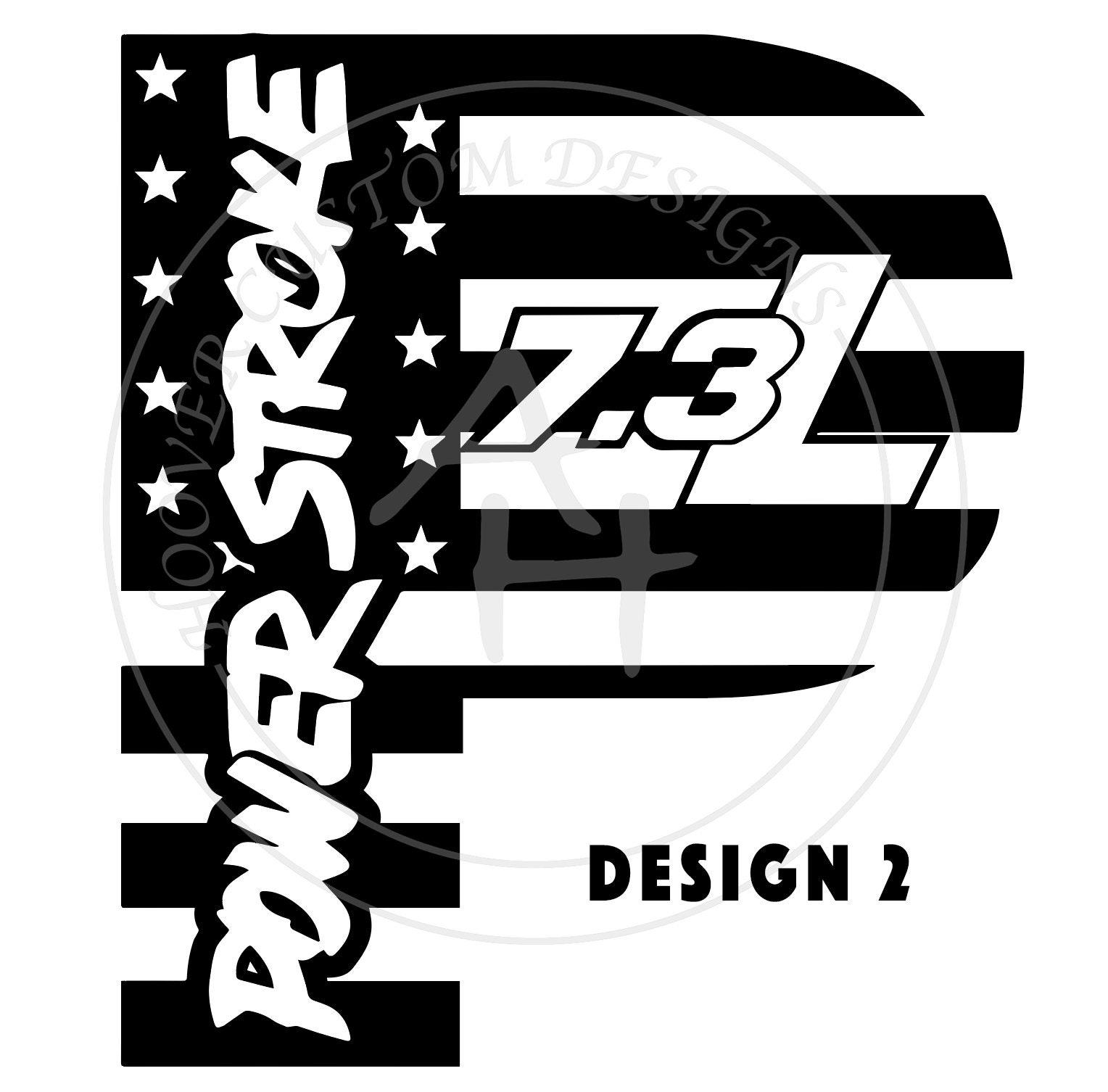 American 7.3L Powerstroke Decal - Etsy Australia