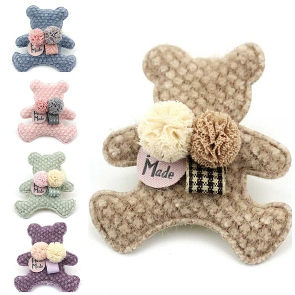 Crochet Bear Motif - Etsy UK