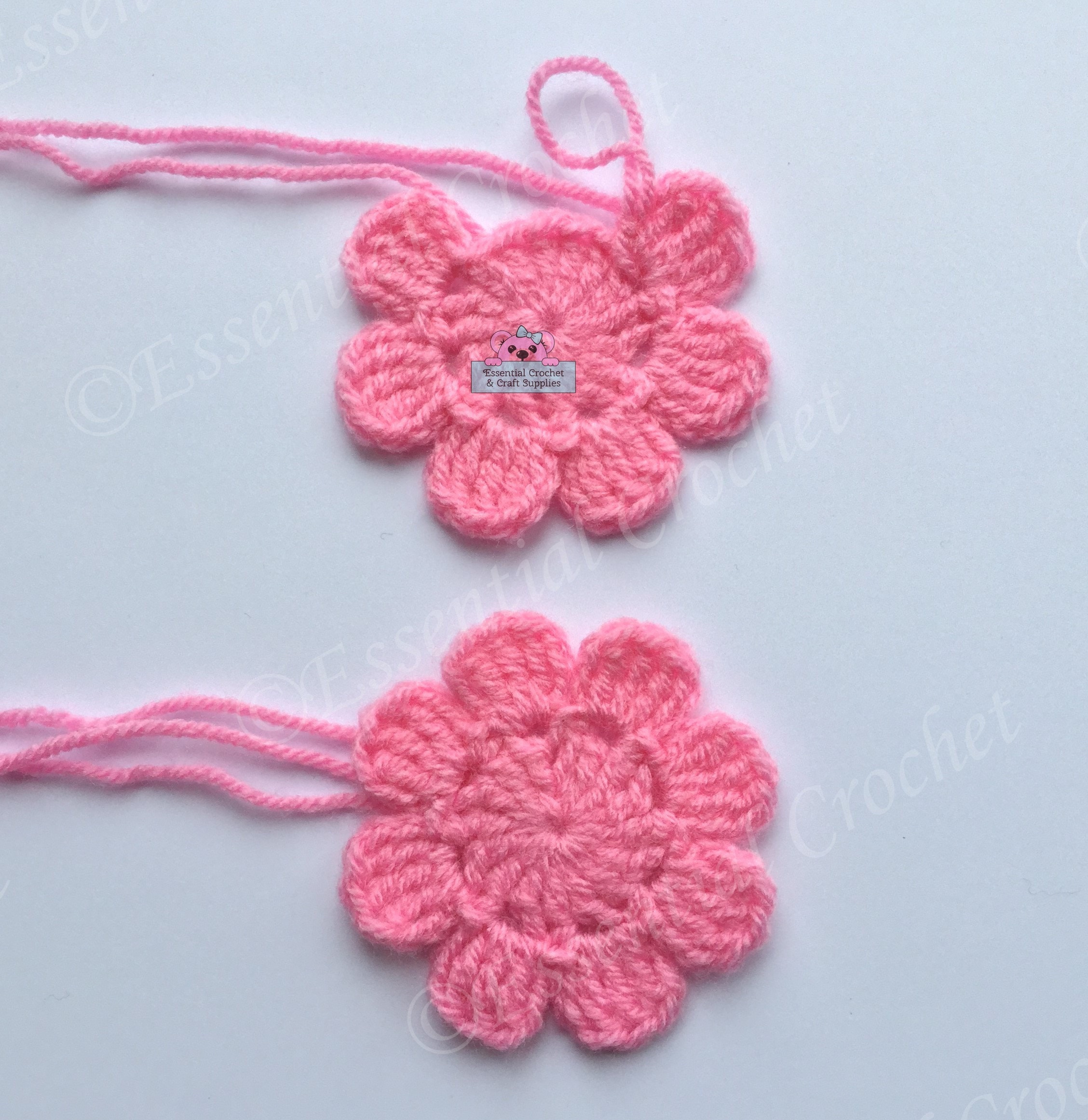 Curlicue Flower Crochet Pattern – US Terms, Beginner (PDF Digital ...