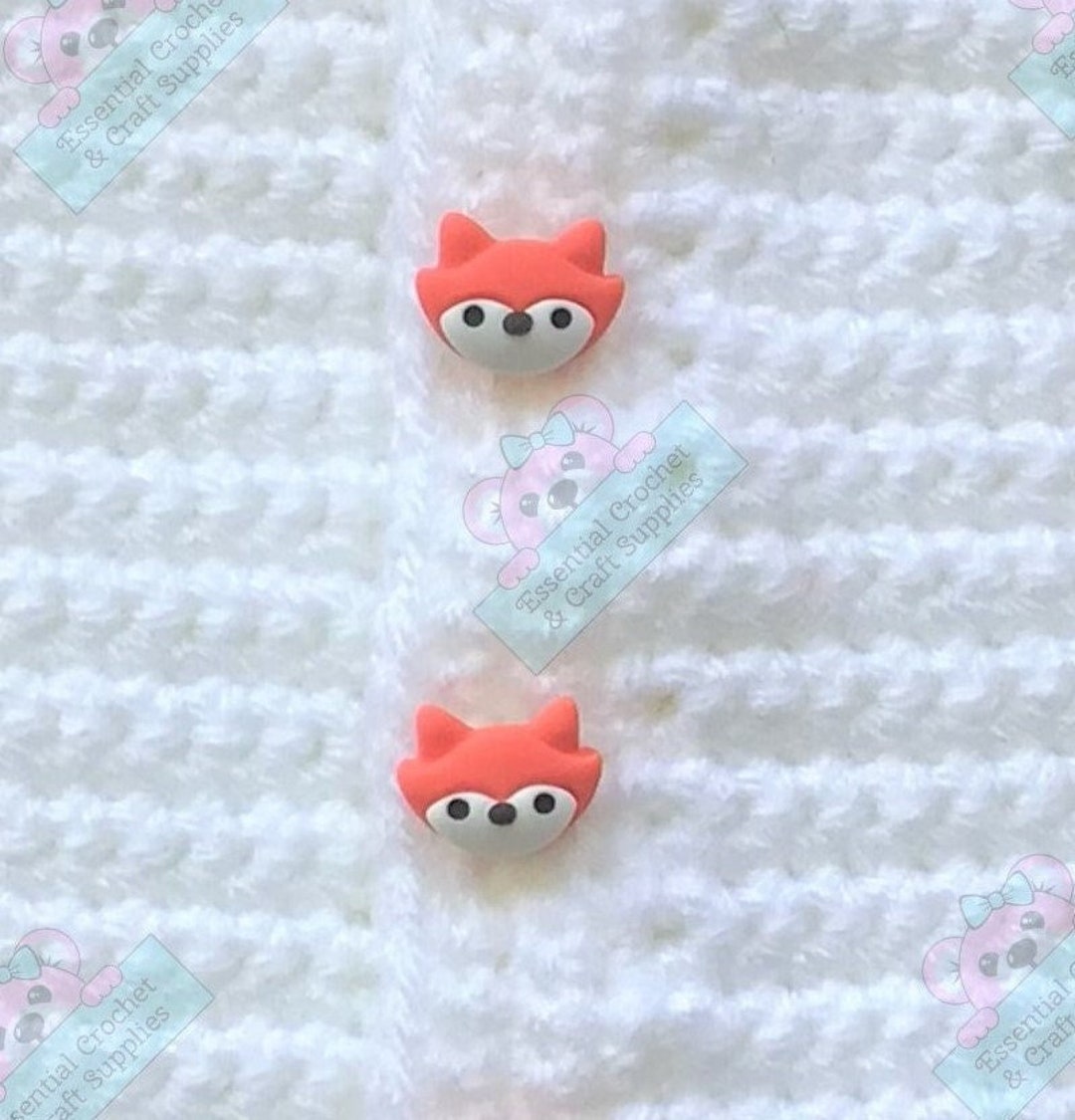 6 Felix the Fox Buttons - Betsy Bear & Friends Collection - Etsy