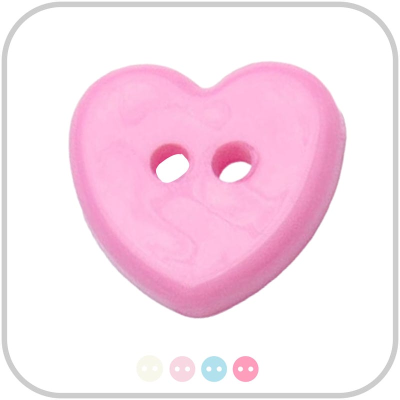 Heart Buttons - Etsy UK