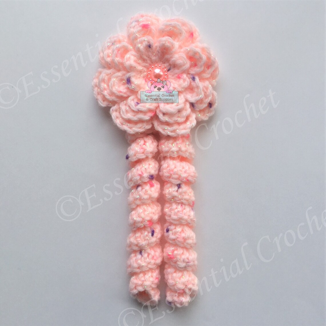 Curlicue Flower Crochet Pattern – US Terms, Beginner (PDF Digital ...