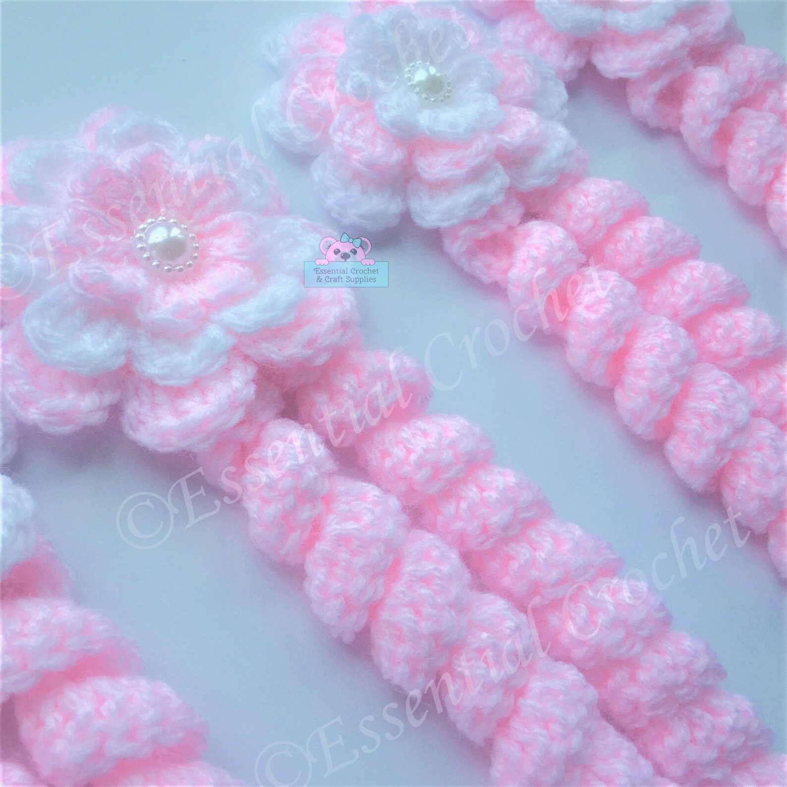 Curlicue Flower Crochet Pattern – US Terms, Beginner (PDF Digital ...