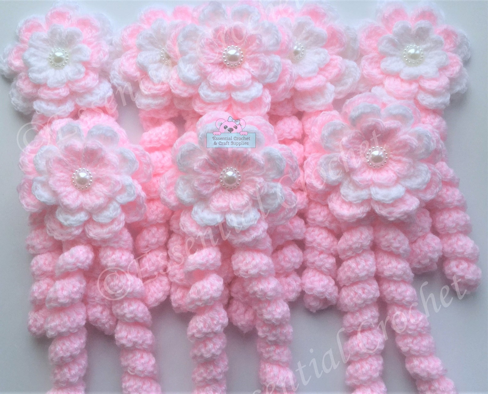 PDF Digital Download US TERMS Curlicue Flower Pattern Crochet, Applique ...