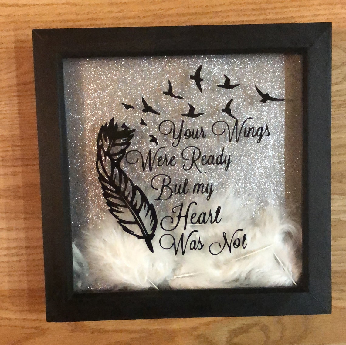 Memorial Shadow Box Memory Box Sympathy Gift In Loving Etsy
