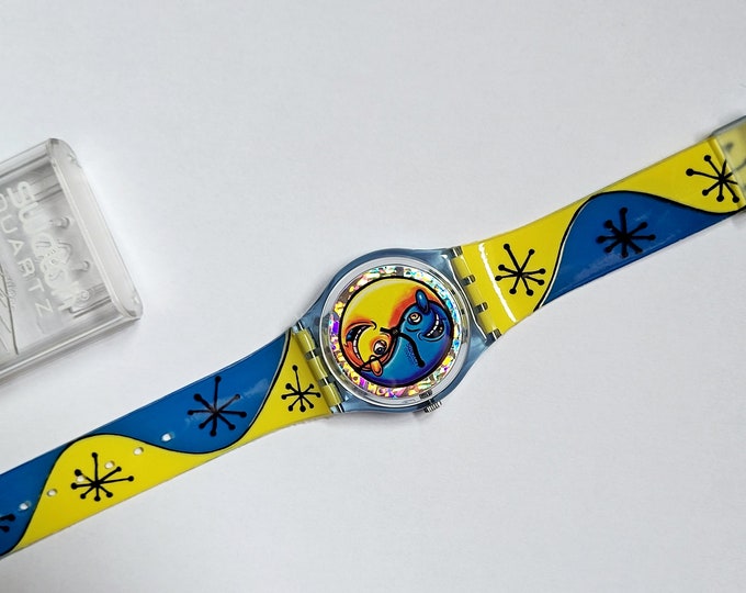 Swatch Watch Rare Limited Edition Swatch Special 1996 Fiz N’zip by ...