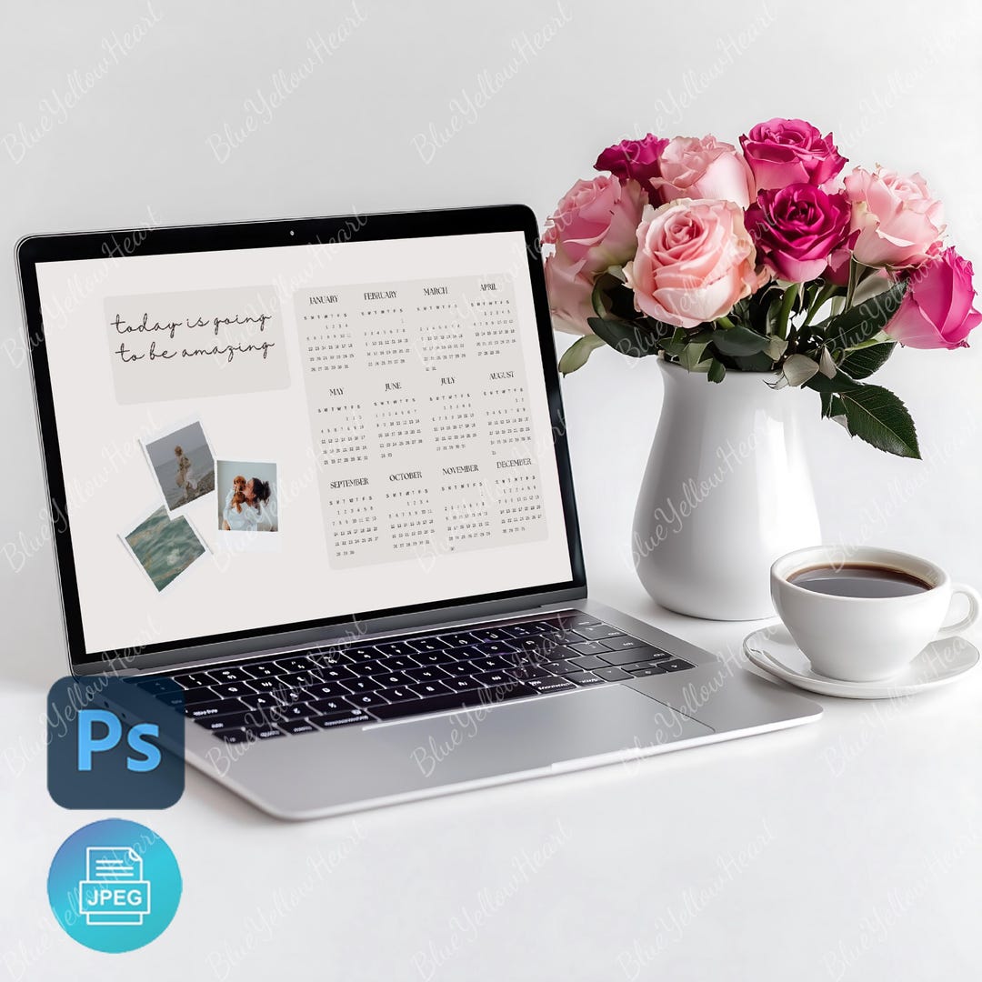 MacBook Mockup PSD, Laptop Display Template for Digital Designs ...