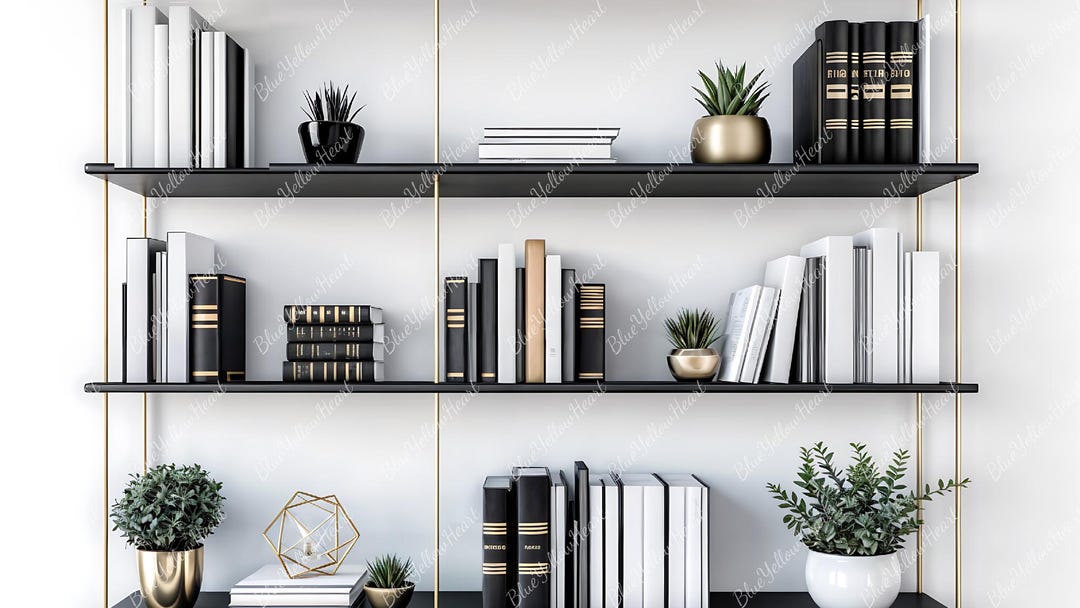 Home Office Zoom Background, Virtual Modern Office Digital Backdrop ...