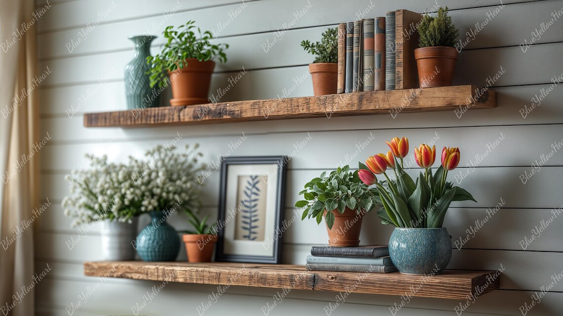 Spring Home Office Zoom Background, Virtual Office Backdrop, Work From ...