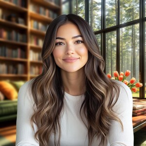 Home Office Zoom Background, Virtual Modern Office Digital Backdrop ...