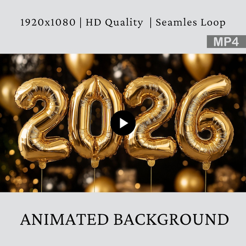 New Year Logo Animation - Etsy