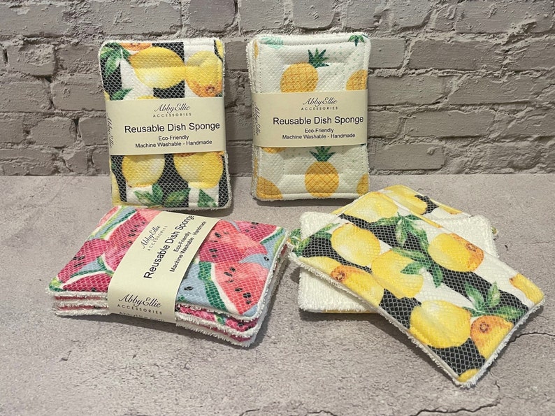 Reusable Kitchen Sponge Zero Waste Sponge Eco-friendly - Etsy