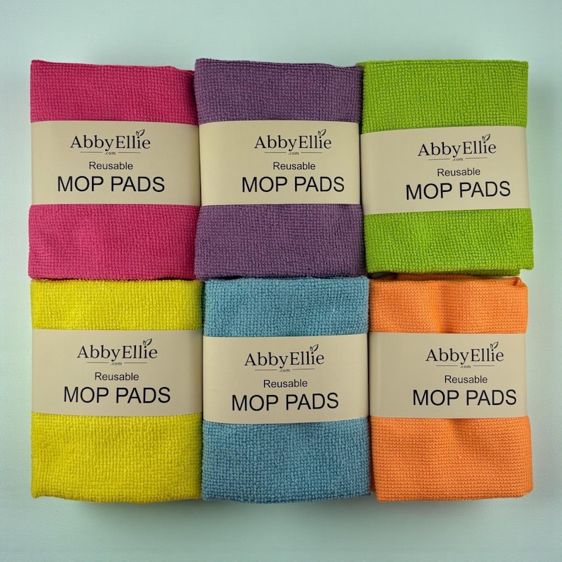 Reusable Microfiber Mop Pad (pack of 2) Eco Friendly Floor Cleaning ...