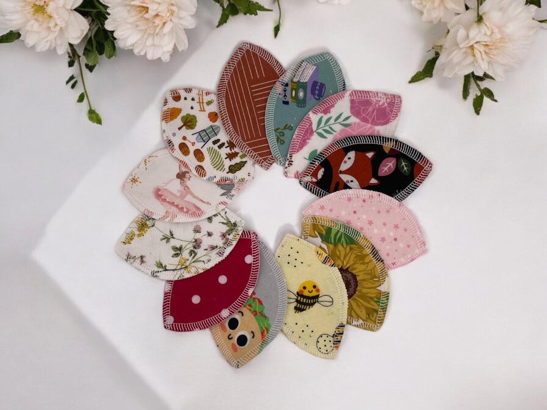 Reusable 100% Cotton Interlabial Pads - Petal Shape Ilp's, Surprise ...