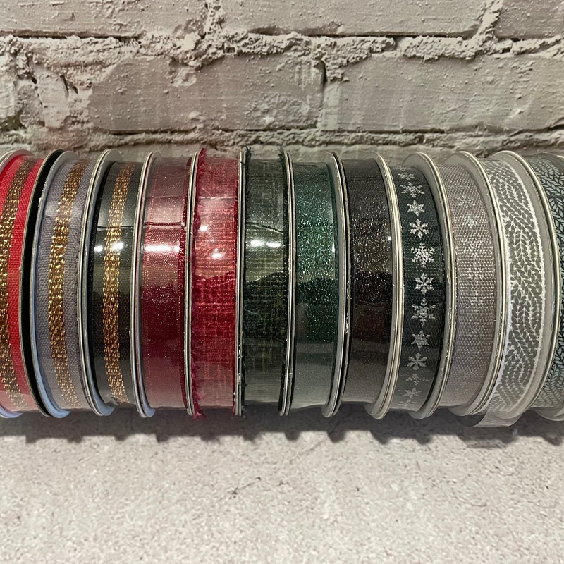 Christmas Ribbon - Etsy
