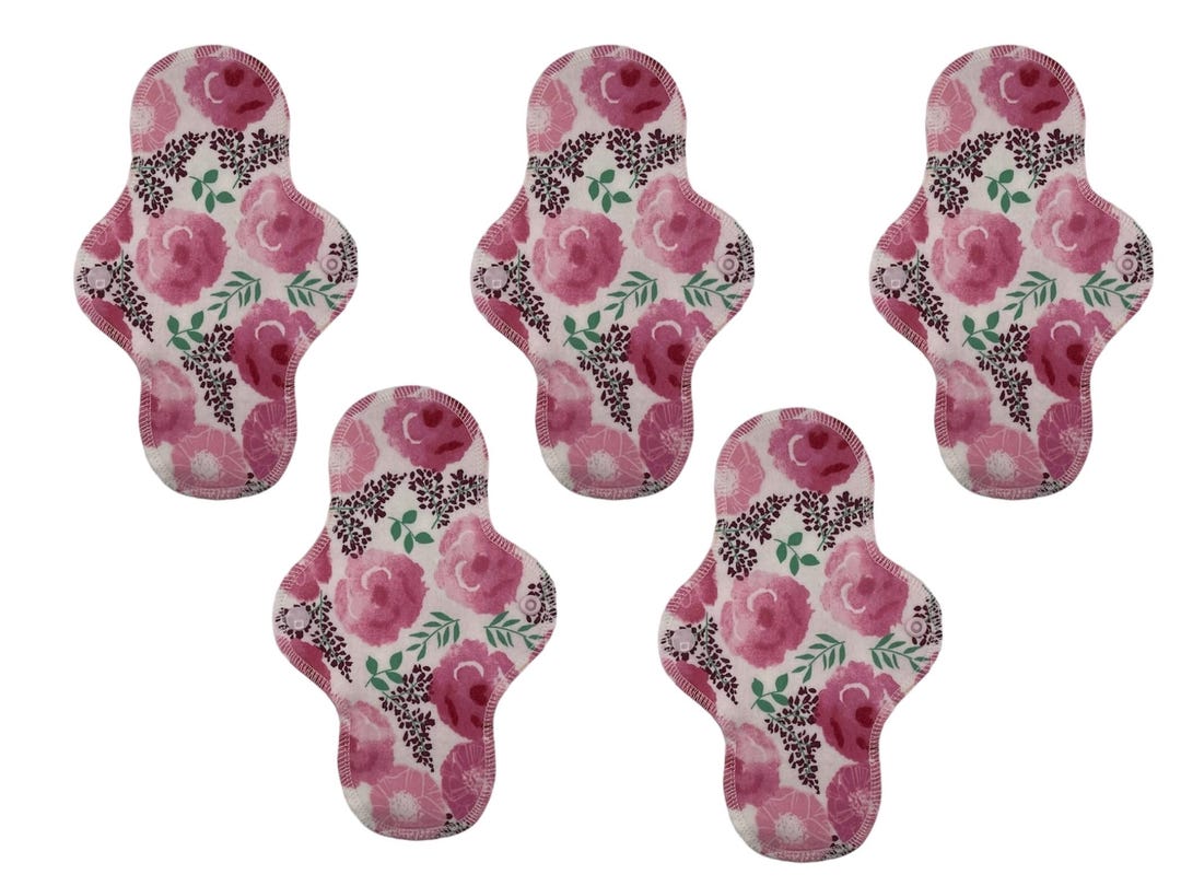 Cloth Panty Liners With Wings and Snaps | Soft and Breathable | 100% ...