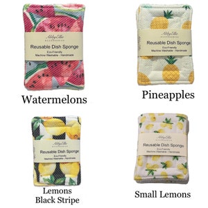 Reusable Kitchen Sponge, Zero Waste Sponge, Eco-friendly Sponge, Dish ...