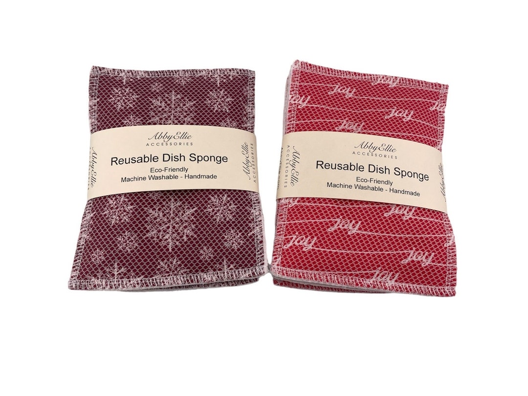 Reusable Kitchen Sponge, Eco Friendly Sponges, Dish Scrubber. Zero ...