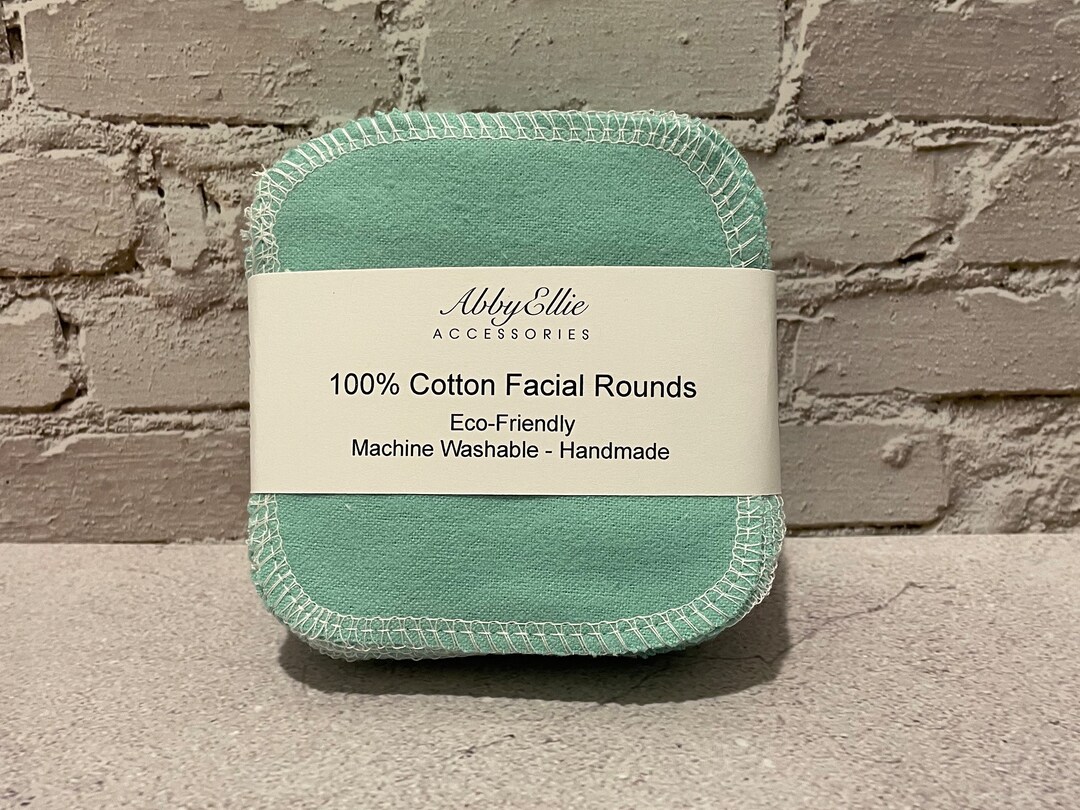 Reusable Cotton Facial Rounds 4x4 Washable Makeup Remover Pad Eco ...