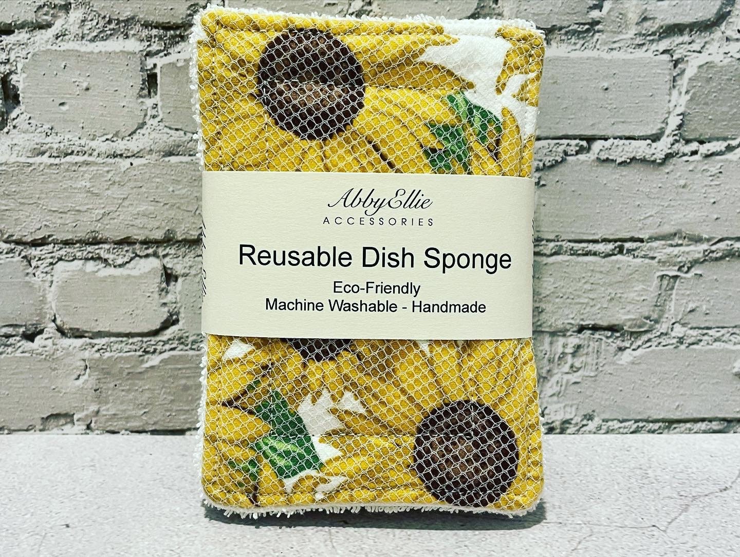 Reusable Kitchen Sponge, Zero Waste Kitchen, Eco-friendly Scrubby, Dish ...