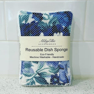 Reusable Kitchen Sponge, Zero Waste Sponge, Eco-friendly Sponge, Dish ...