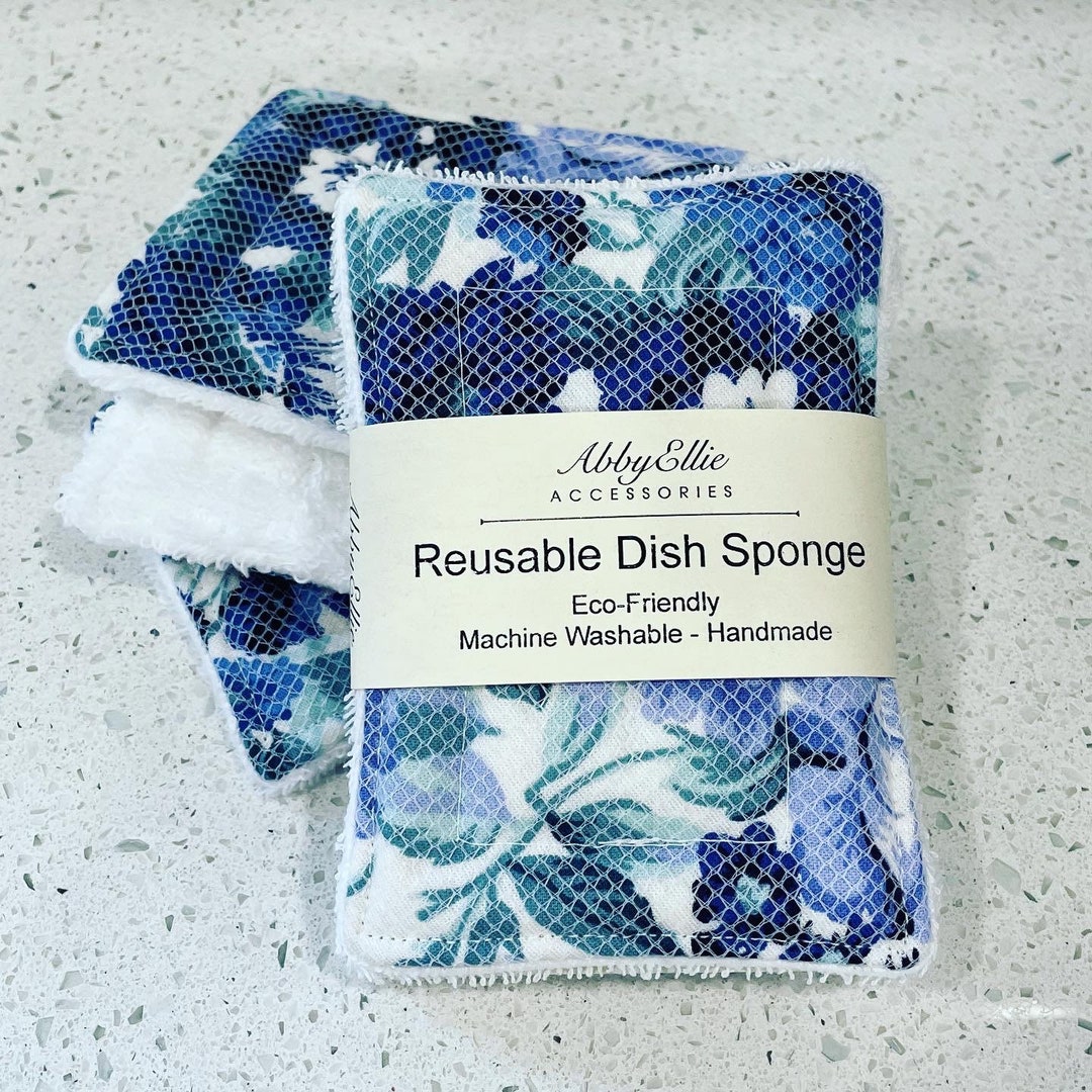 Reusable Kitchen Sponge, Zero Waste Sponge, Eco-friendly Sponge, Dish ...