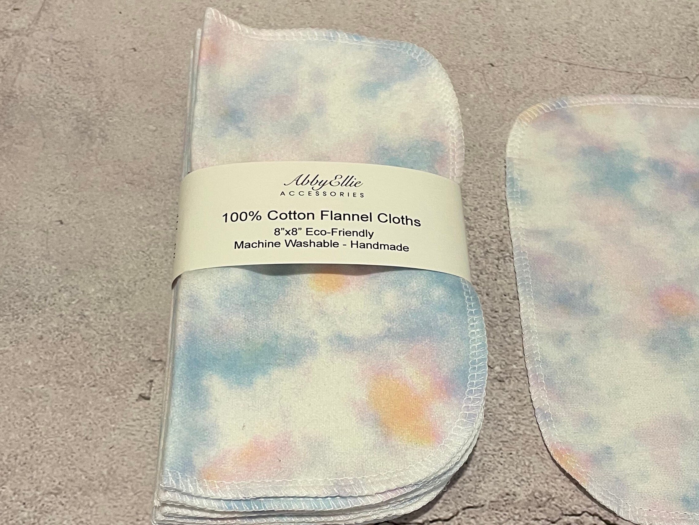 Cloth Baby Wipes. 8x8 100% Cotton Flannel. Eco Friendly Reusable ...