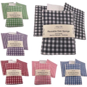 Reusable Kitchen Sponge, Zero Waste Sponge, Eco-friendly Sponge, Dish ...