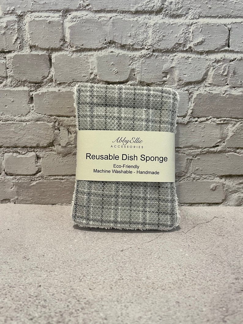 Reusable Dish Sponge Zero Waste Kitchen Scrubber Eco-friendly ...