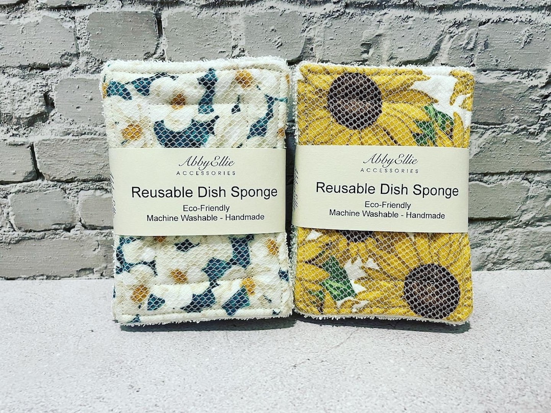 Reusable Kitchen Sponge, Zero Waste Sponge, Eco-friendly Sponge, Dish ...