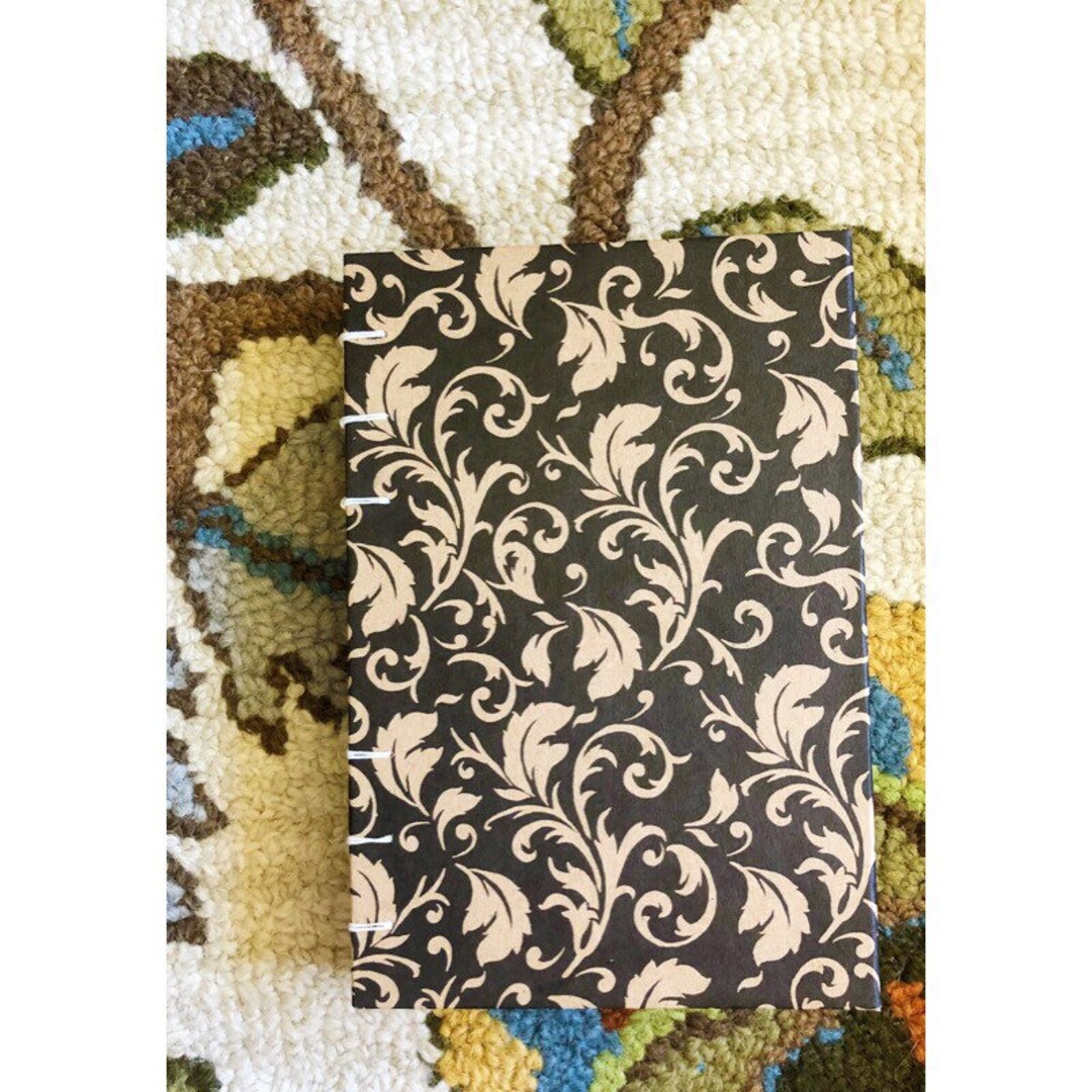 Handmade Coptic Stitch Journal-floral - Etsy