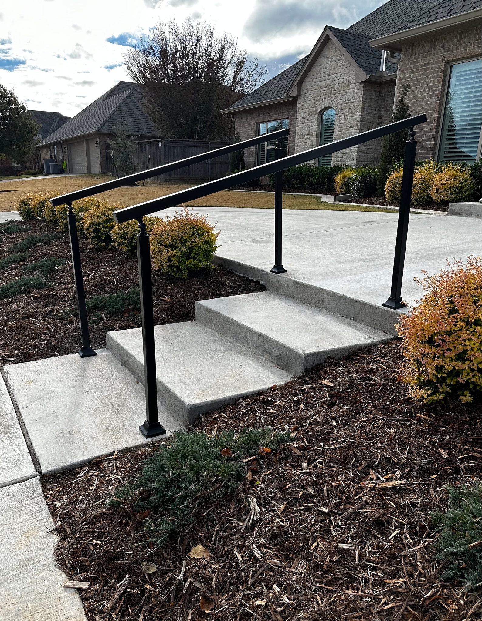 Metal Adjustable Handrail/powder Coating/home Improvement - Etsy