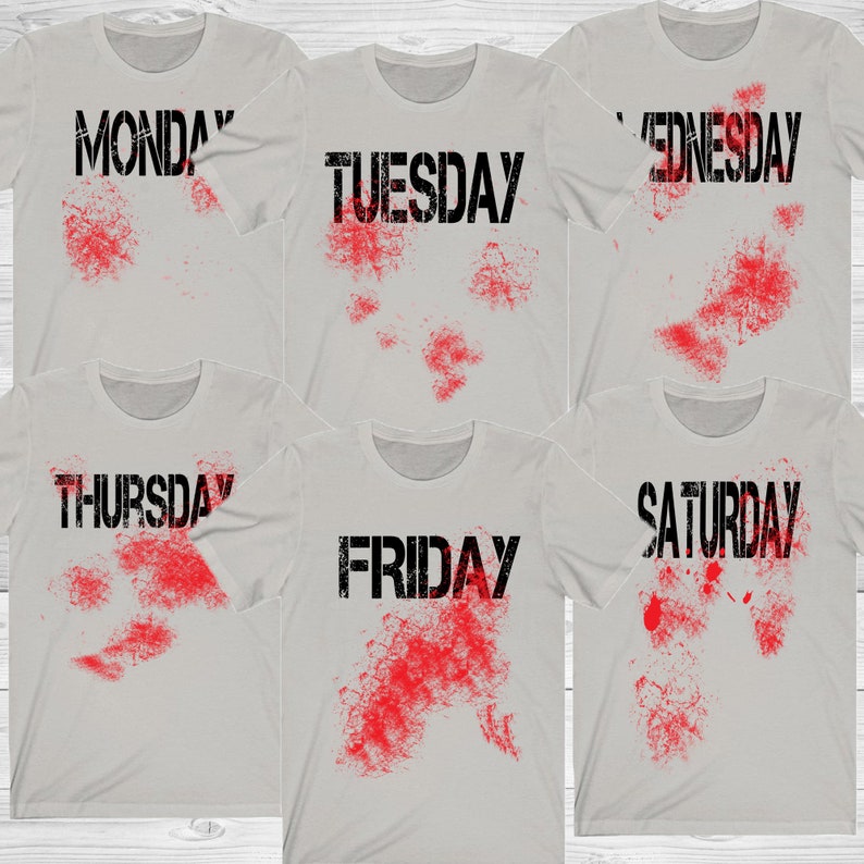 Days of the Week Shark Attack Group Halloween Costume - Etsy