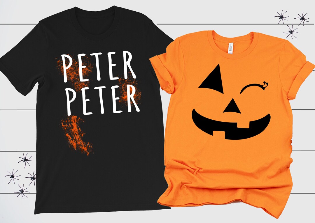 Peter Peter® Pumpkin Eater Costume Matching Halloween Shirt for Adults ...