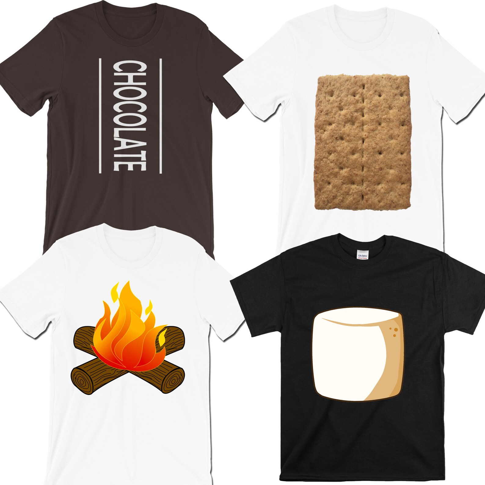 Smores Matching Group Family and Friends Halloween Costume T-shirt - Etsy