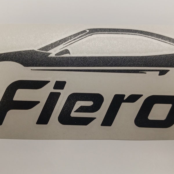 Pontiac Fiero Decal - Etsy